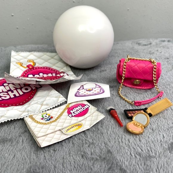 Zuru | Toys | Zuru Mini Brands Fashion Pink Purse Chain Set Makeup ...